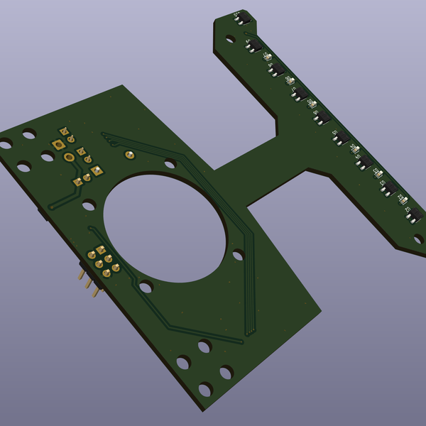 Line follower with 10 head sensors on AtMega2560 | Hackaday.io