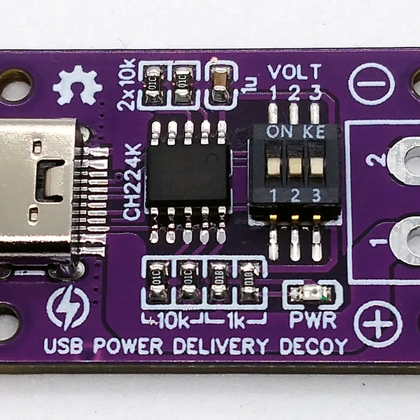 USB Power Delivery Decoy (CH224K) | Hackaday.io