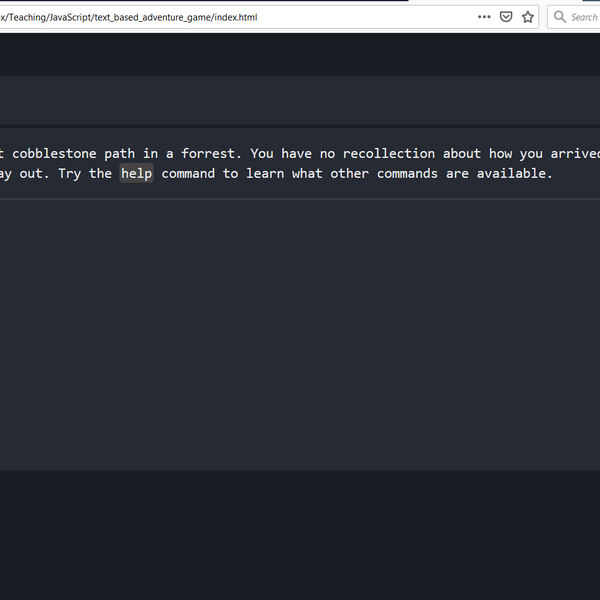 Javascript Text Based Game Engine 9233