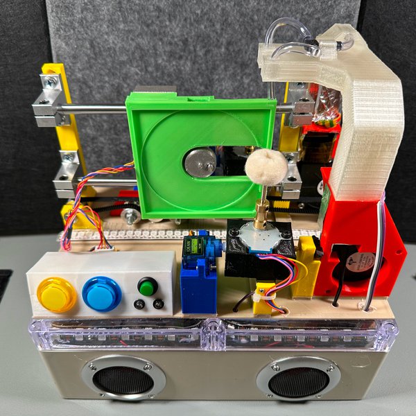 Crazy Disco Floppy Disk Cleaning Machine | Hackaday.io