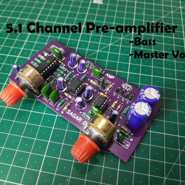 5.1 channel preamplifier for Audio system | Hackaday.io