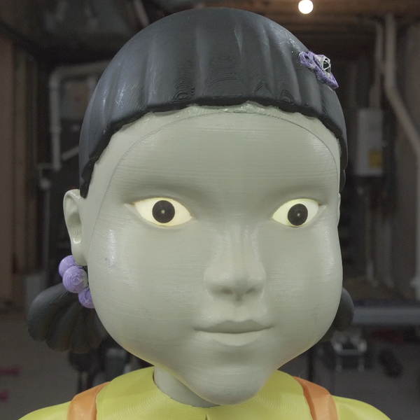 Squid Games Doll using Arduino UNO | Hackaday.io