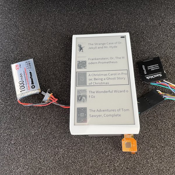 DIY ePUB Reader | Hackaday.io