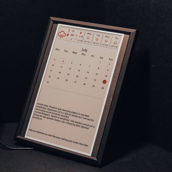 Inkycal - Your own E-Paper Dashboard | Hackaday.io