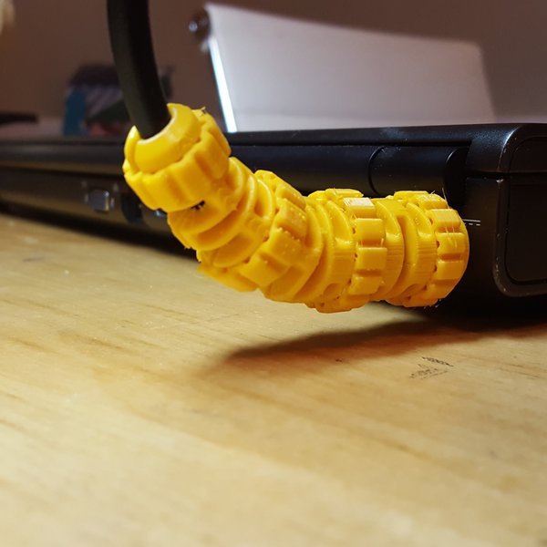 3D Printed "Molded" Strain Relief | Hackaday.io