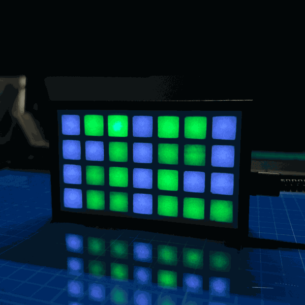 Contrib Cal: A Physical Contribution Calendar | Hackaday.io