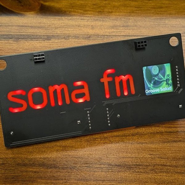 SomaFM Badge | Hackaday.io