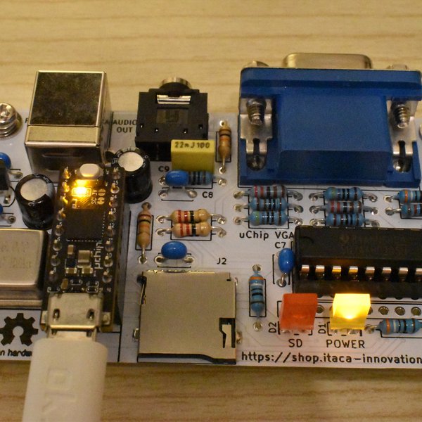 uChip Simple VGA Console | Hackaday.io