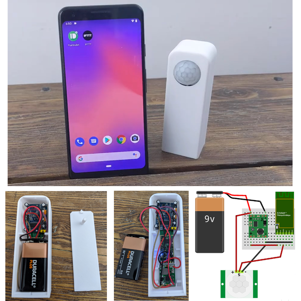 WiFi Motion Sensor (3D print) - DIY | Hackaday.io