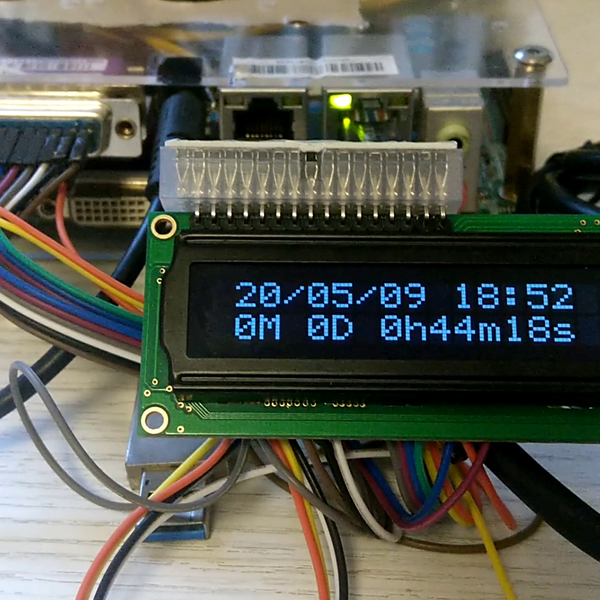 1602 System Monitor Driven By Parallel Port | Hackaday.io
