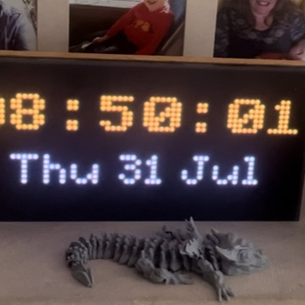 Matrix Display - HUB75 display for Home Assistant | Hackaday.io