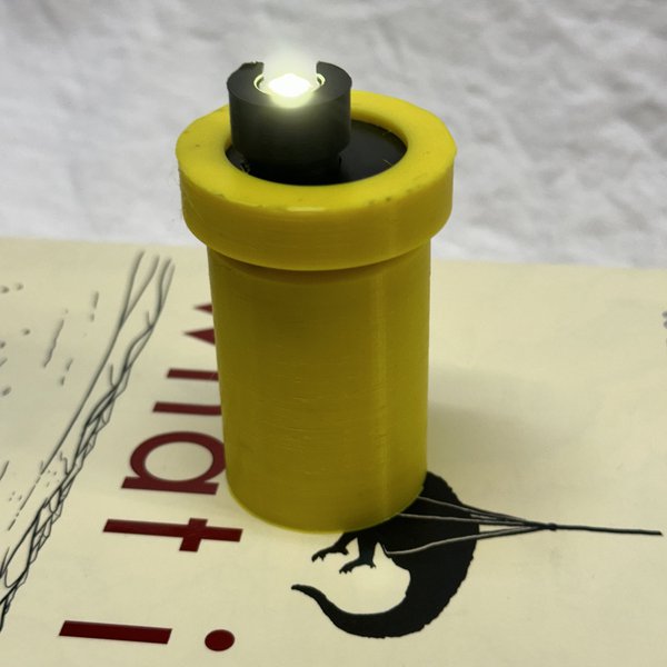 Flashlight with Conductive PLA - No Wires | Hackaday.io