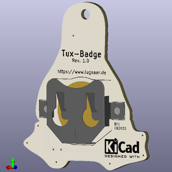 Tux-Badge | Hackaday.io