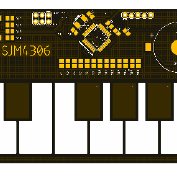 Polyphonic Touch PCB Piano | Hackaday.io