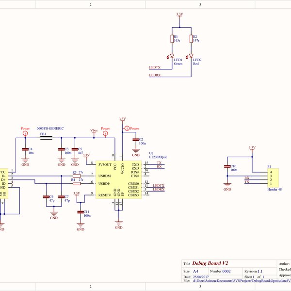 Debug Board Splittable Isolator | Hackaday.io