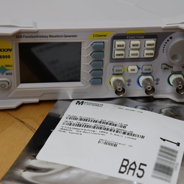 FY6900 Arbitrary Waveform Generator Clock Upgrade | Hackaday.io