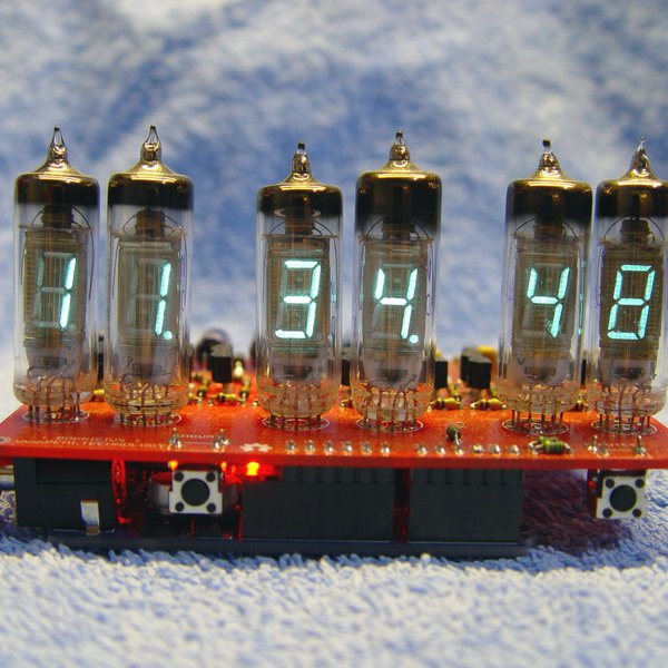 IV-3, IV-6 VFD 6 digit clock Shield for Arduino | Hackaday.io