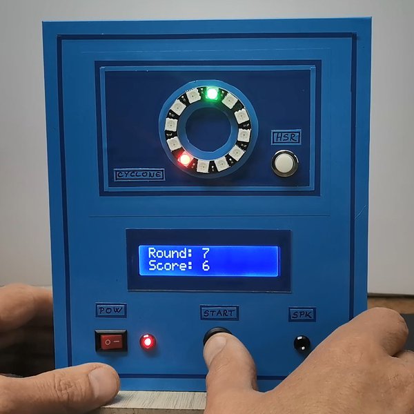 Mini Cyclone Game On Ws2812 Led Ring And Arduino 