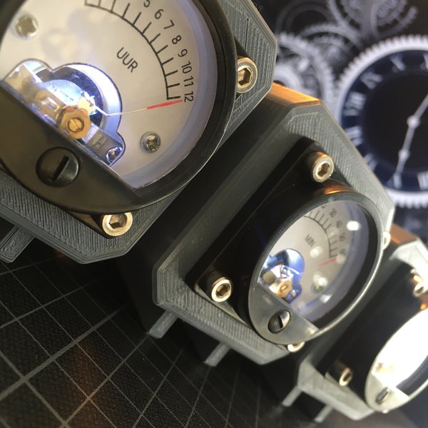 Analog Volt Meter Clock | Hackaday.io