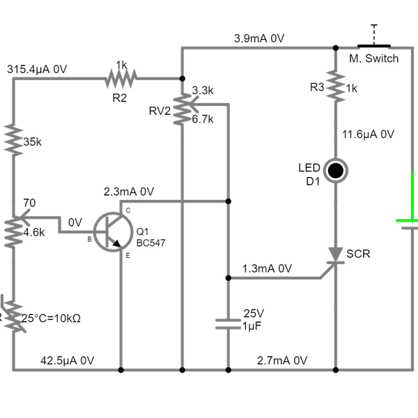 Over Temperature Indicator using SCR | Hackaday.io