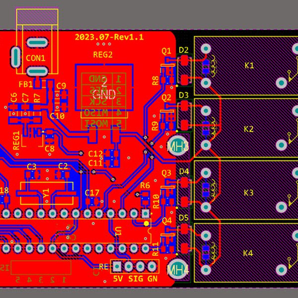 DIY 433MHz 4-Channels Wireless Switcher Circuit | Hackaday.io