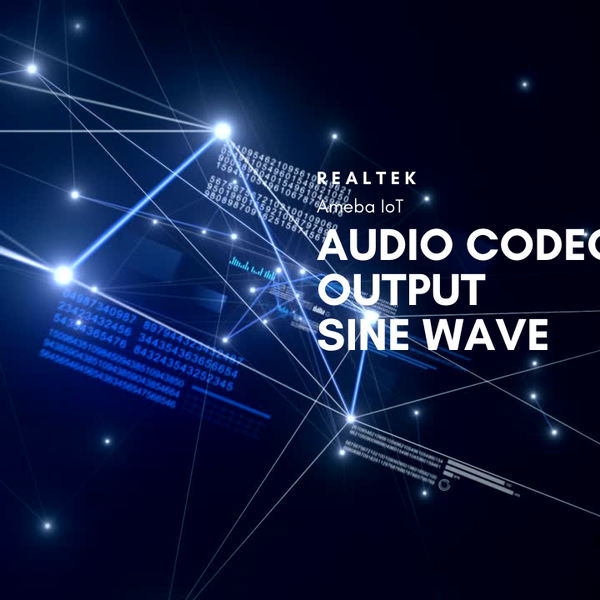 AMB21/22/23 Audio Codec - Output Sine Wave | Hackaday.io