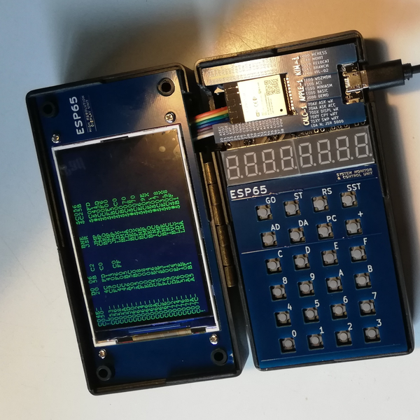 ESP65 Pocket Computer: KIM-I/Apple-1/esp32 | Hackaday.io
