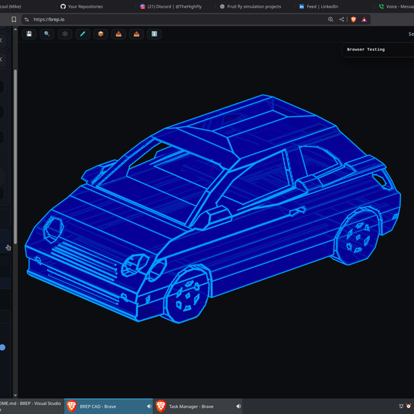 BREP.io A browser based parametric modeler. | Hackaday.io