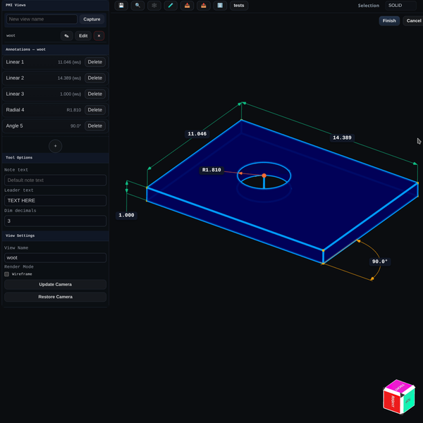 BREP.io A browser based parametric modeler. | Hackaday.io