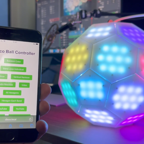DIY Smart Discoball | Hackaday.io