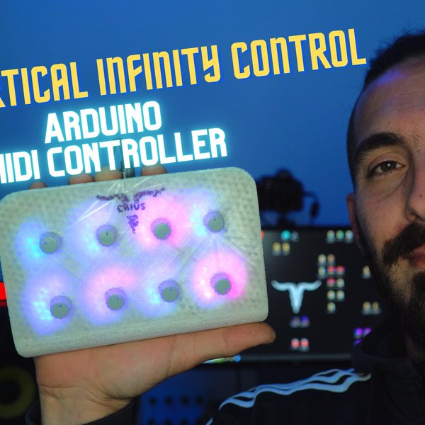 Crius Vertical Infinity Control-Arduino USB MIDI | Hackaday.io