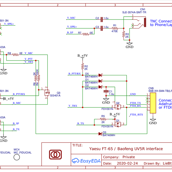 Yaesu - Baofeng/Kenwood converter | Hackaday.io