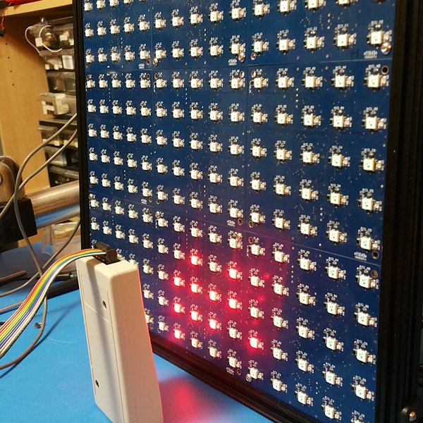 Interactive Color LED grid with IR touch sensing | Hackaday.io