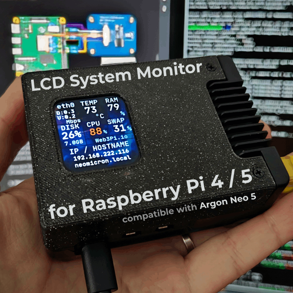 Lcd Dashboard For Raspberry Pi System Monitor