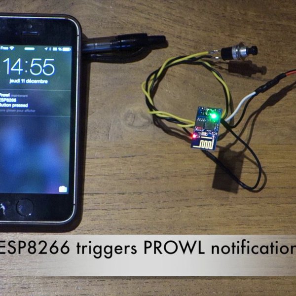ESP8266 triggering Prowl notifications | Hackaday.io