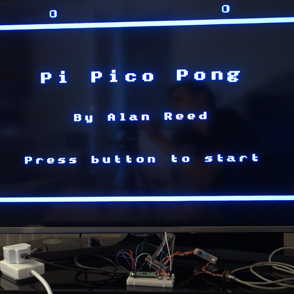 Pi Pico Pong via PIO composite video | Hackaday.io