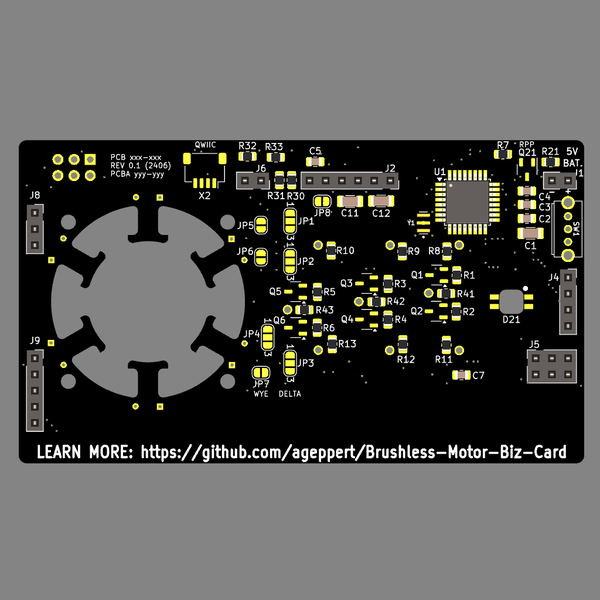 Brushless Motor and Driver Business Card Kit | Hackaday.io
