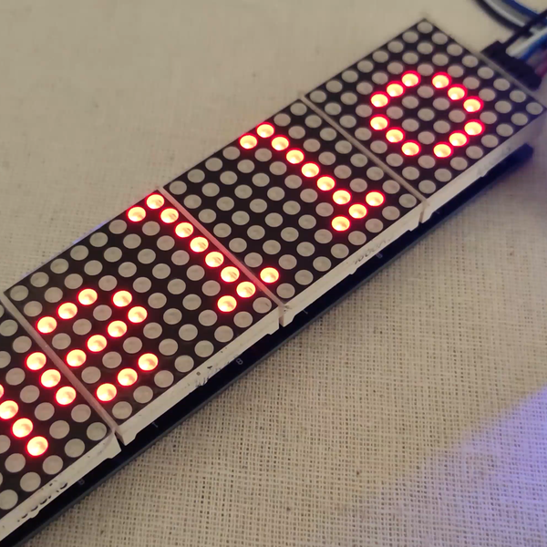 Iot Matrix Clock | Hackaday.io