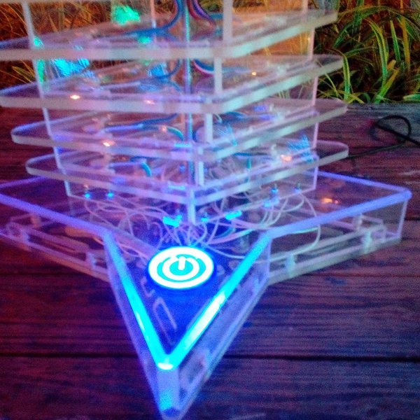 Interactive VU LED tower | Hackaday.io