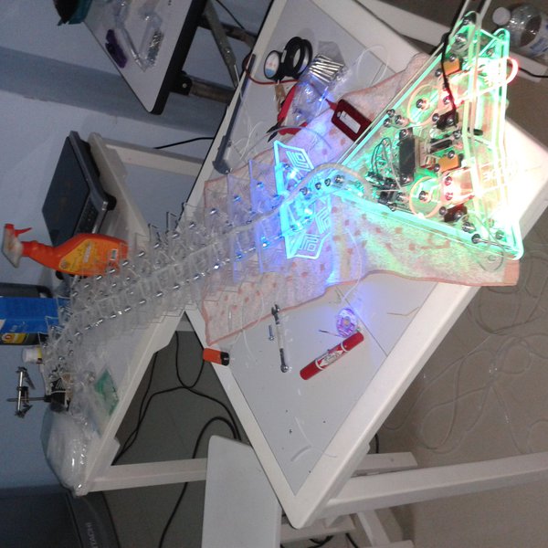 Acrylic light effect tower | Hackaday.io