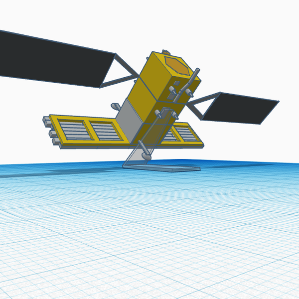 Flashing satellite model | Hackaday.io