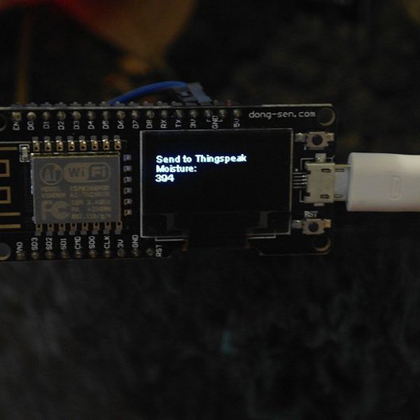 Display Soil Moisture and Upload to ThingSpeak | Hackaday.io
