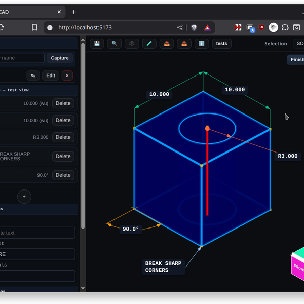 BREP.io A browser based parametric modeler. | Hackaday.io
