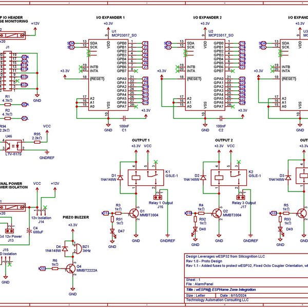 Hornet Nest Alarm Panel | Hackaday.io