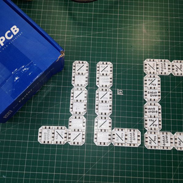 Making 7 segment display using Neo pixel LED | Hackaday.io