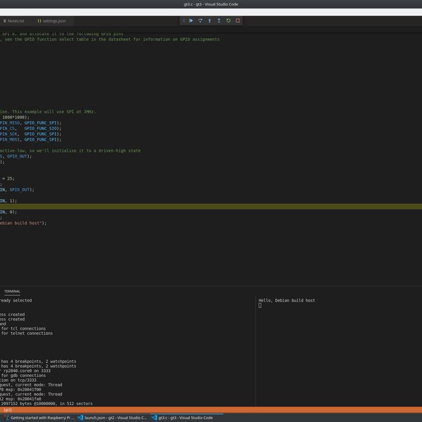 Pi Pico, PicoProbe and VS Code | Hackaday.io