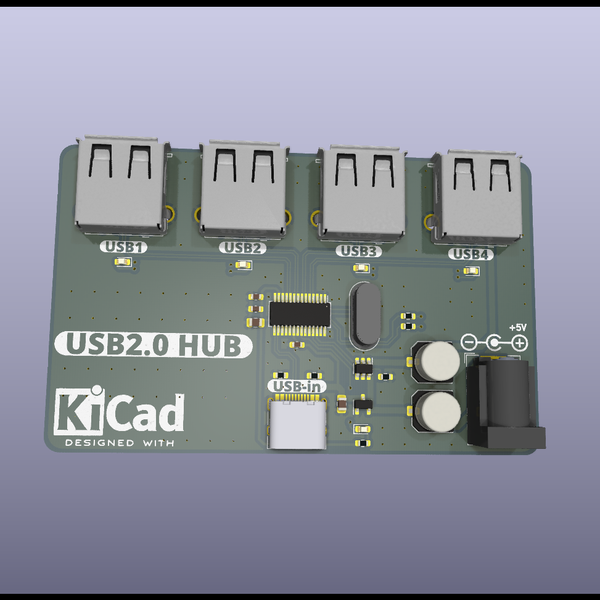 Using CH334 DIY 4 ports USB2.0 Hub | Hackaday.io