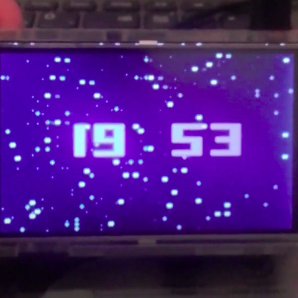 Animated Ascii Clock 