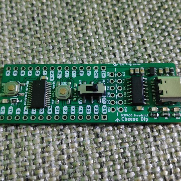 MSP430 BreadStick CheeseDip | Hackaday.io