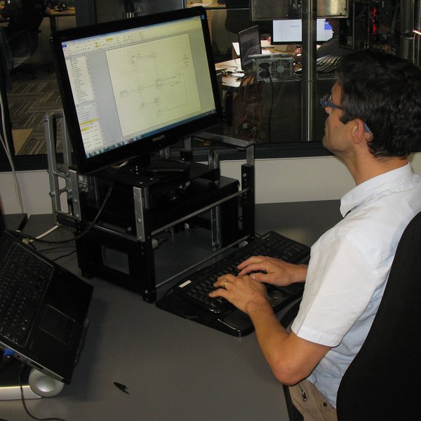 Sit/stand computer desk riser | Hackaday.io